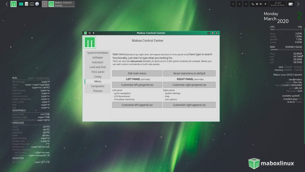 Introduction to Mabox Linux Desktop | MaboxLinux