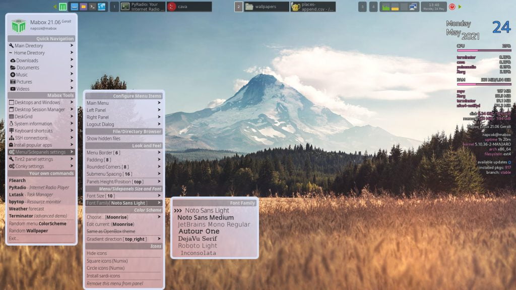 MaboxLinux | fast, lightweight and functional Linux Desktop