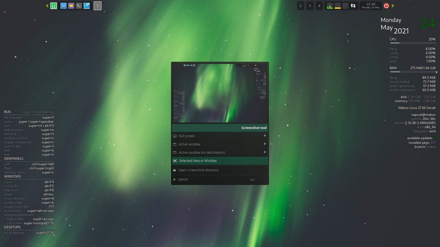 MaboxLinux | fast, lightweight and functional Linux Desktop