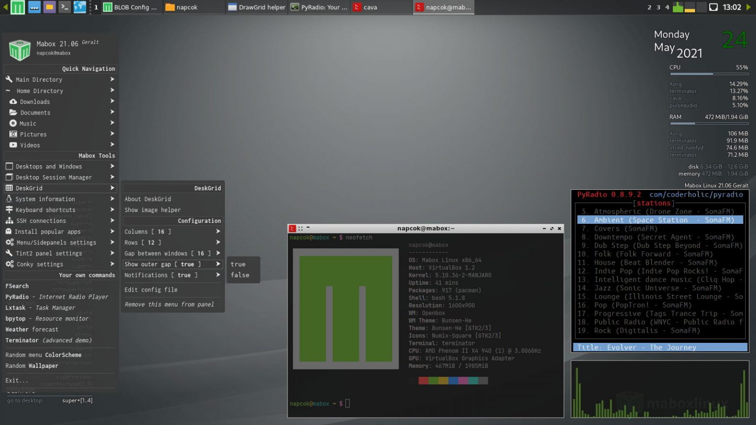 MaboxLinux | fast, lightweight and functional Linux Desktop