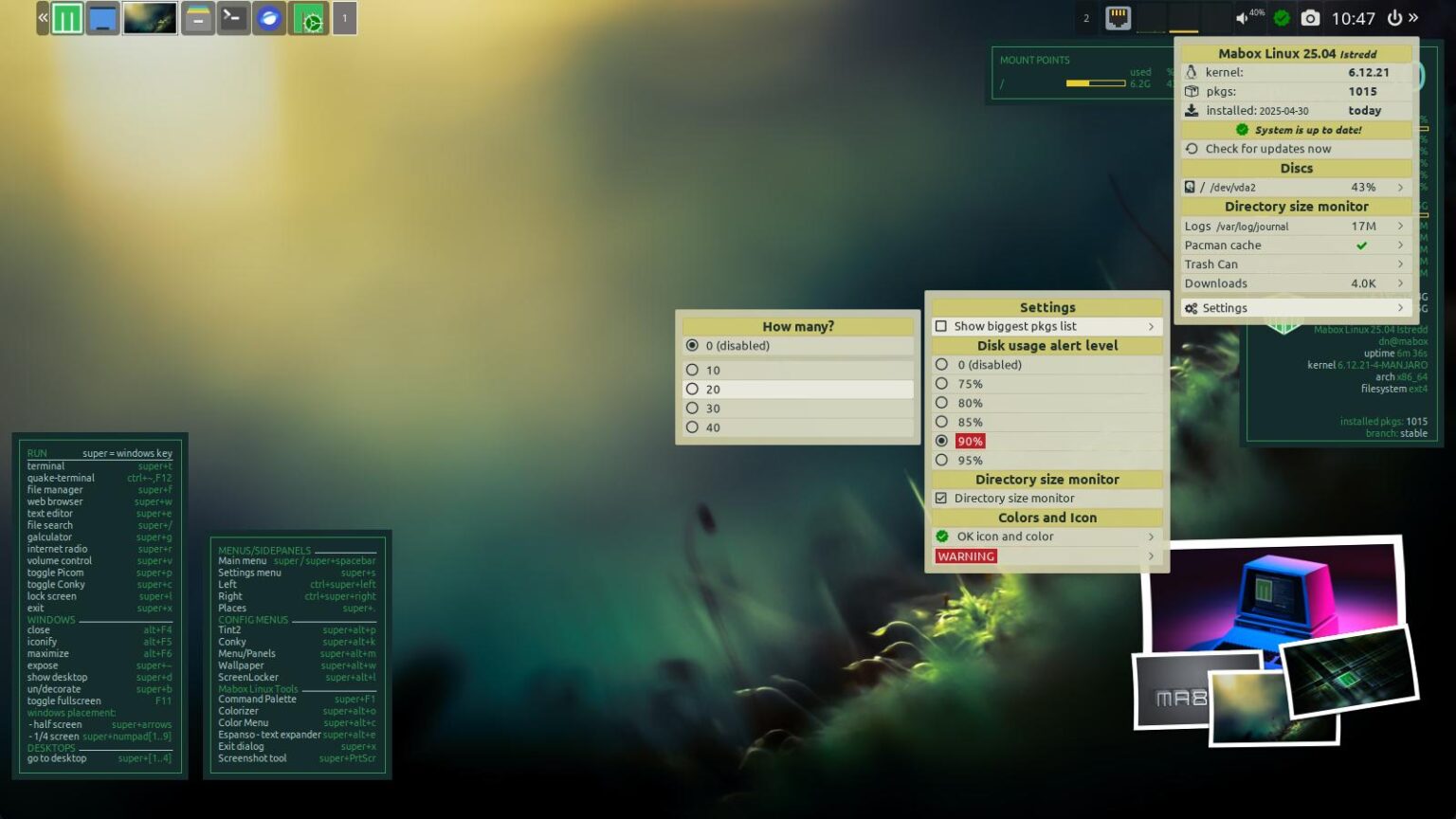 MaboxLinux | fast, lightweight and functional Linux Desktop
